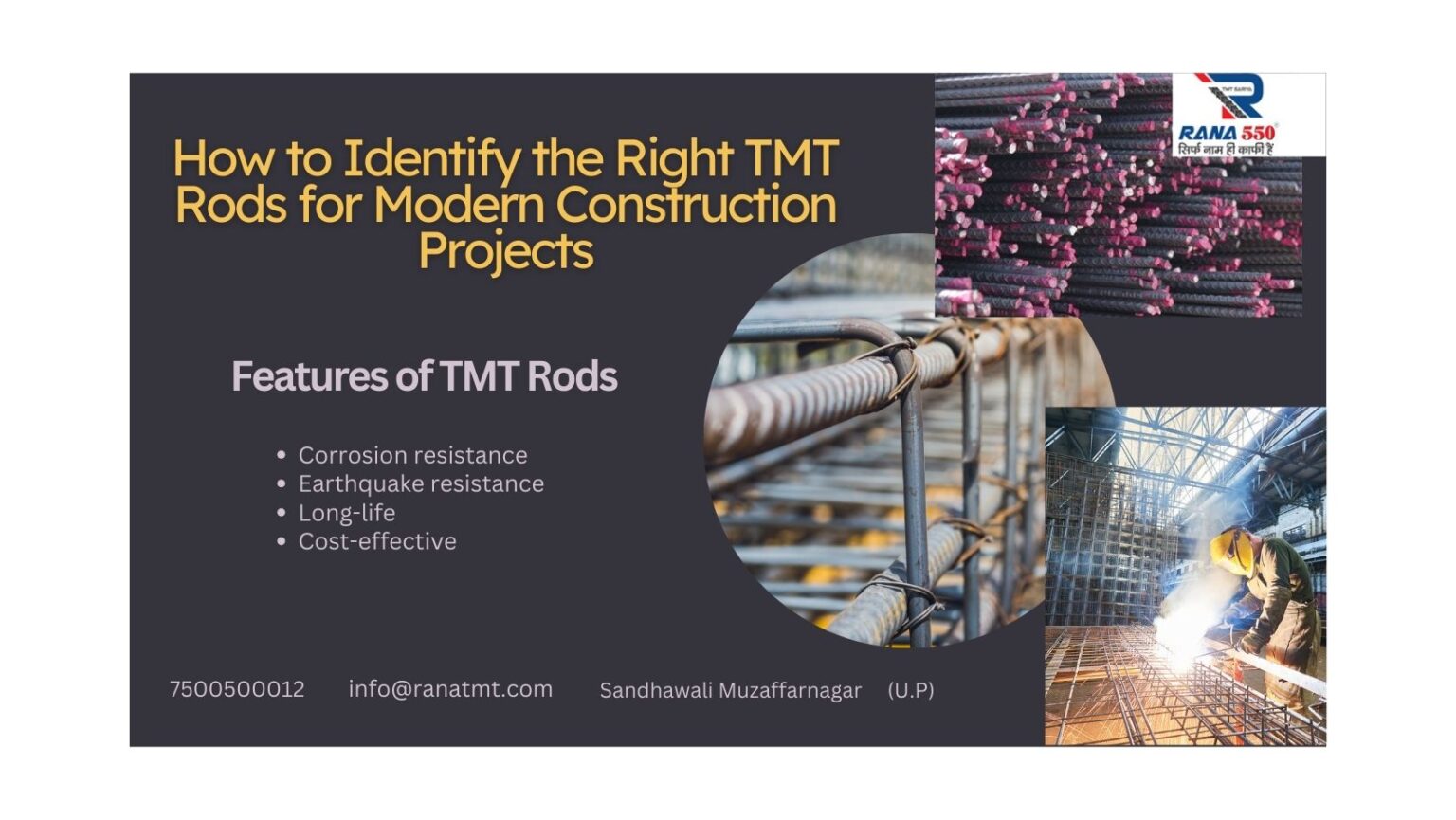 Best TMT saria company in India - Rana Max